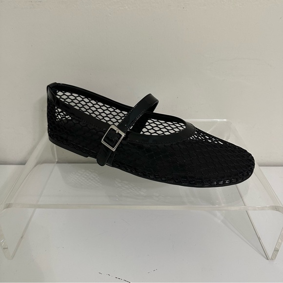 Tony Bianco | Shoes | Tony Bianco Mia Black Flats With Silver Buckle ...